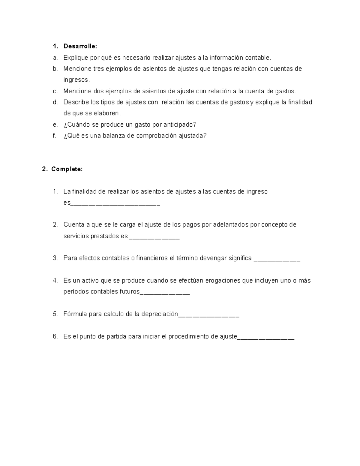 Practica No. 3 - Desarrolle: a. Explique por qué es necesario realizar ...