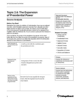 Fed 51 - AR 1 - Federalist 51 - Topic 1: Principles of American ...