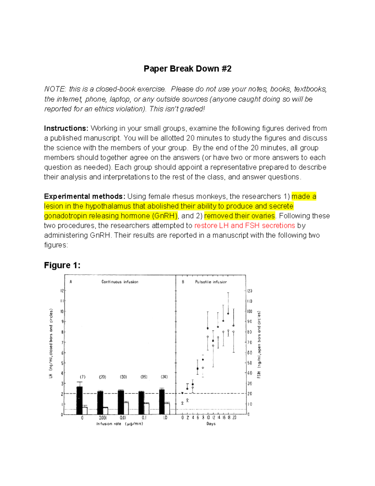 Paper Breakdown #2 - Paper Break Down NOTE: this is a closed-book ...