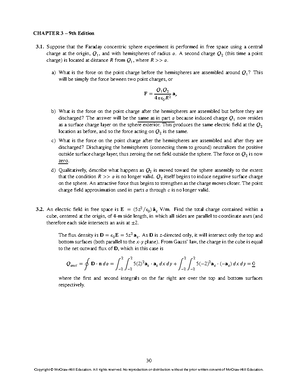 9판 4장 솔루션9판 10장 솔루션 전자기학 4판 1234134 - CHAPTER 4 – 9th Edition 4. Given ...