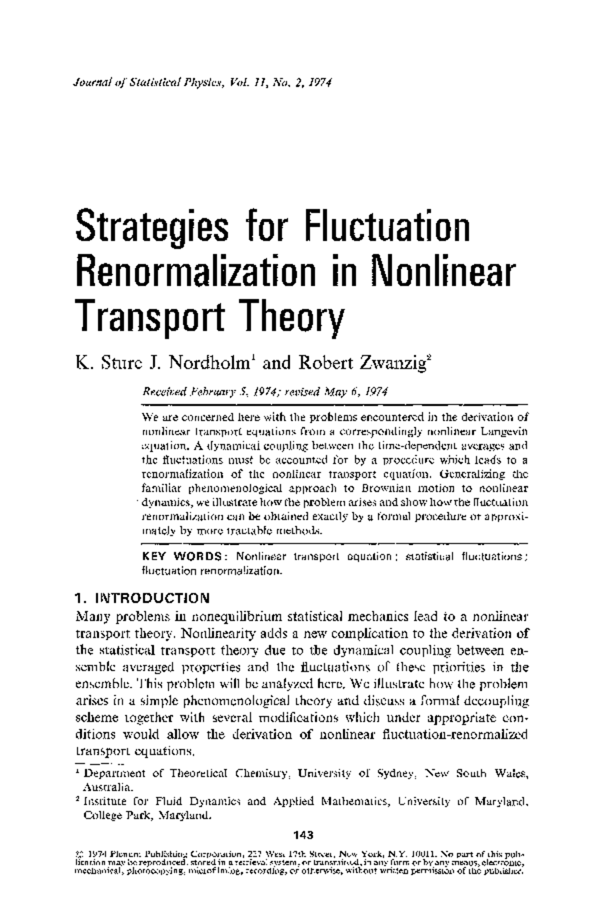 Strategies for fluctuation renormalizati - Journal of Statistical ...
