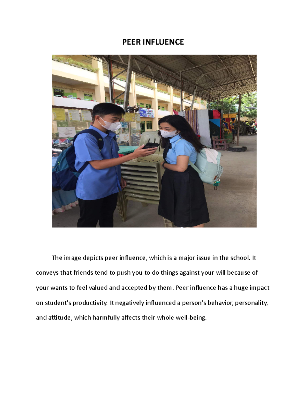 Inbound 5114966118403677760 - PEER INFLUENCE The image depicts peer ...