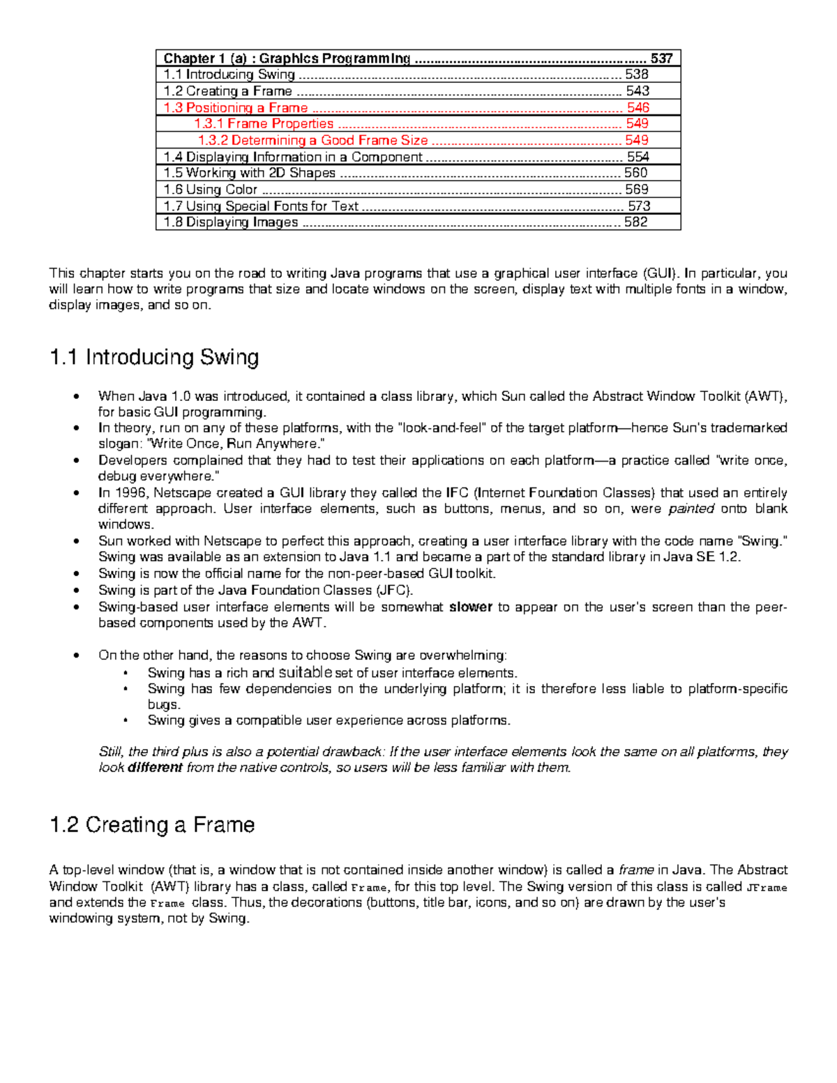 Unit - 1 - oops - ####### Chapter 1 (a) : Graphics Programming - Studocu