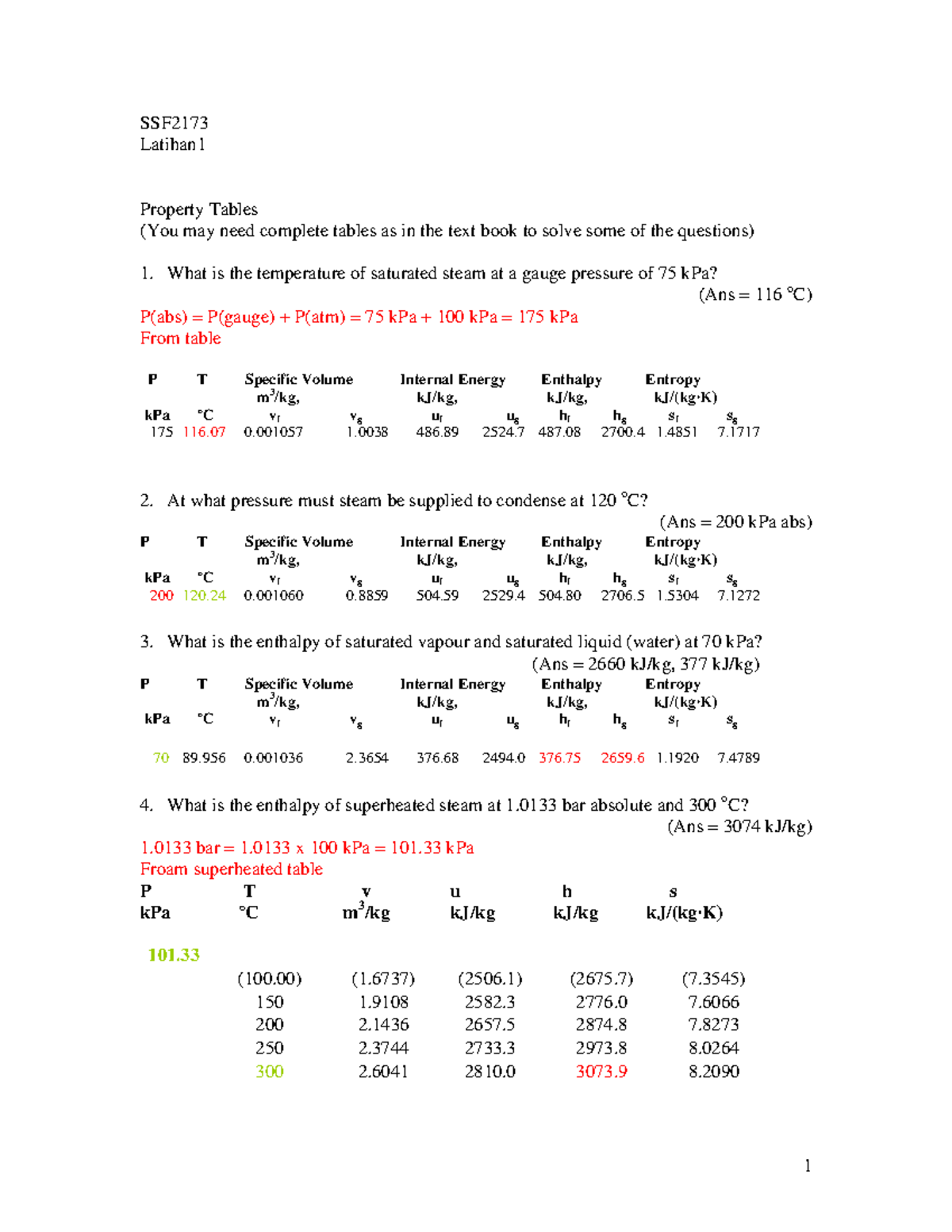 Latihan 1ans Exercise With Answer There Are 10 Questions In Paper