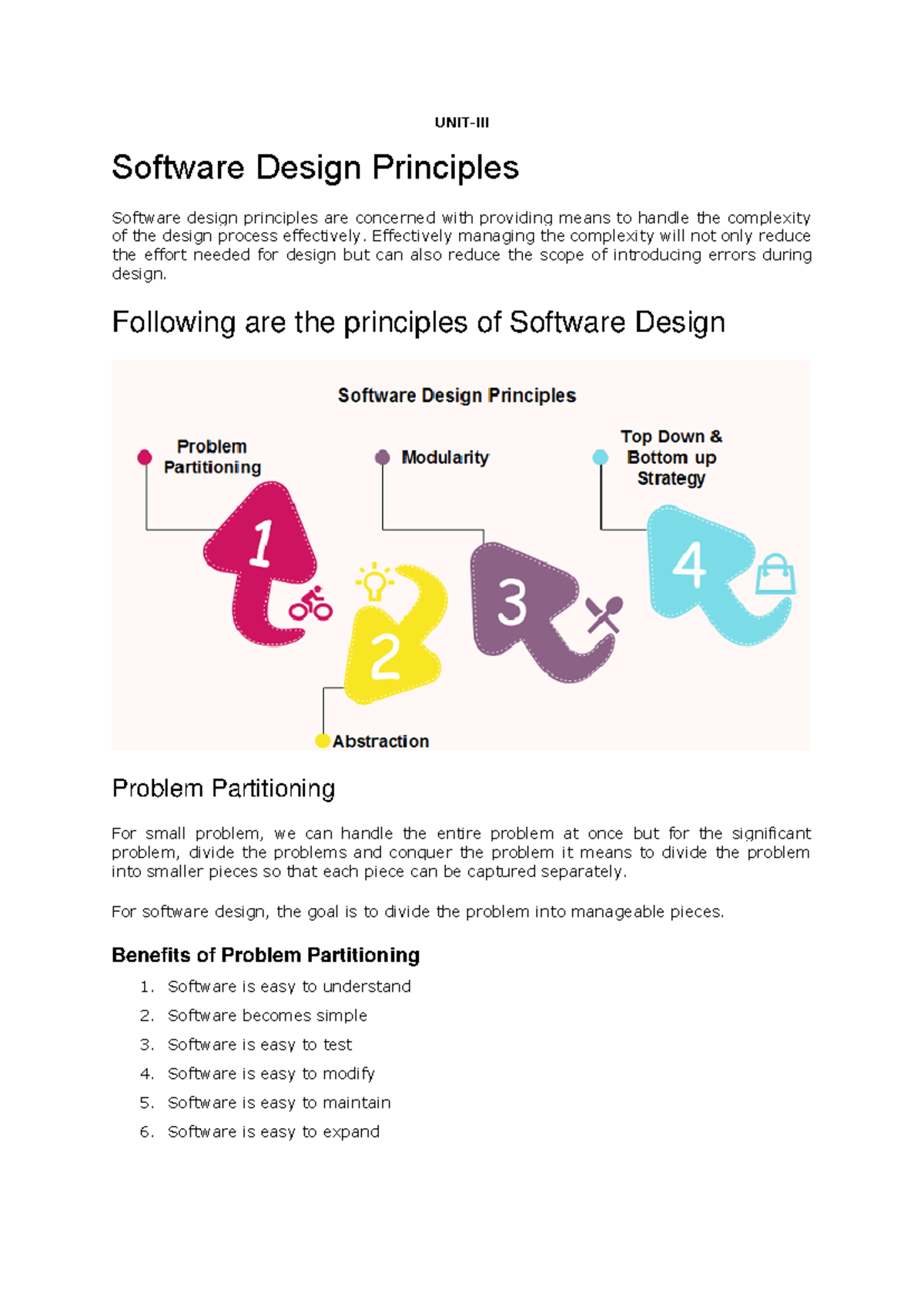 Unit III - Software Engeeniaring - ####### UNIT-III Software Design ...