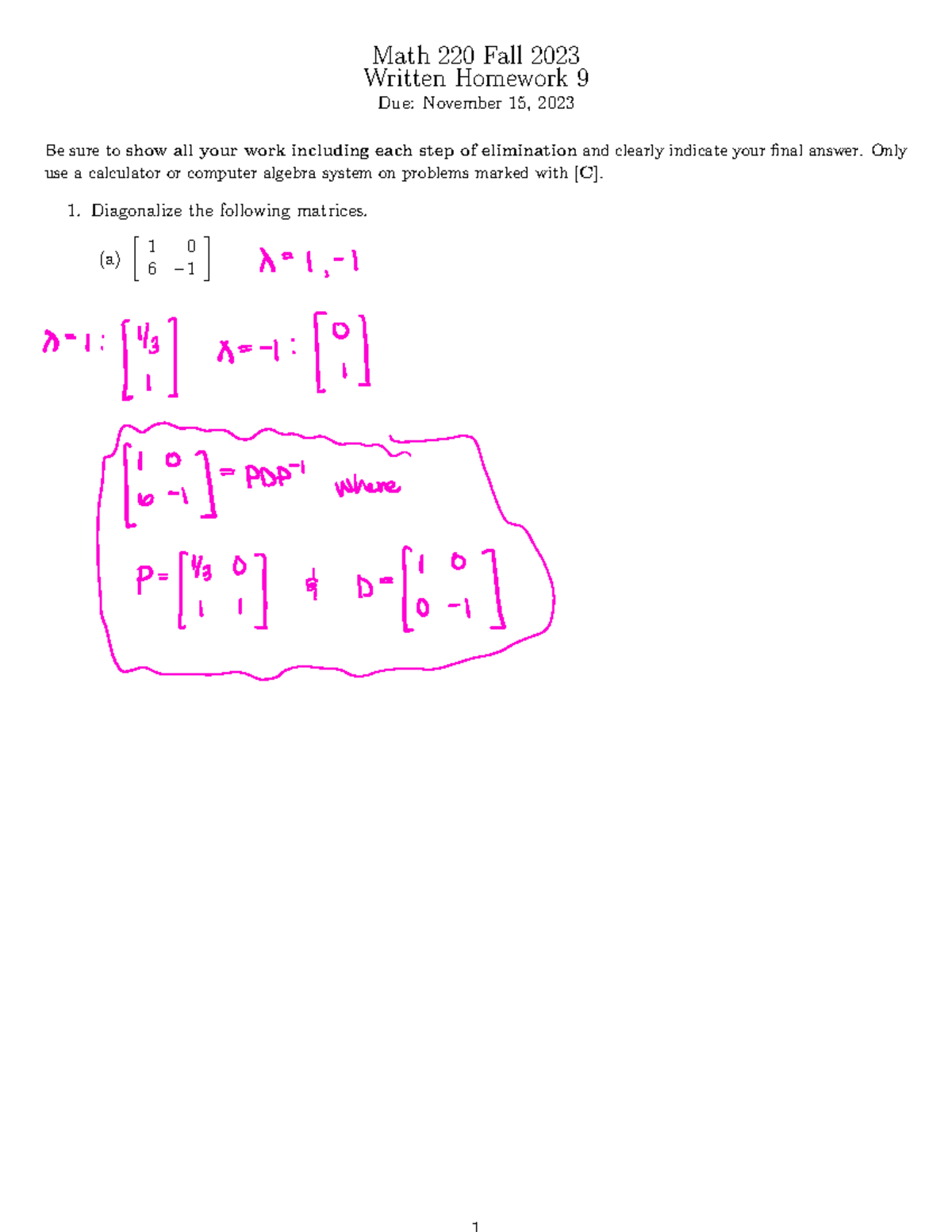 Math220wh9f23 Written Homework Math 220 Fall 2023 Written Homework 9 Due November 15 2023