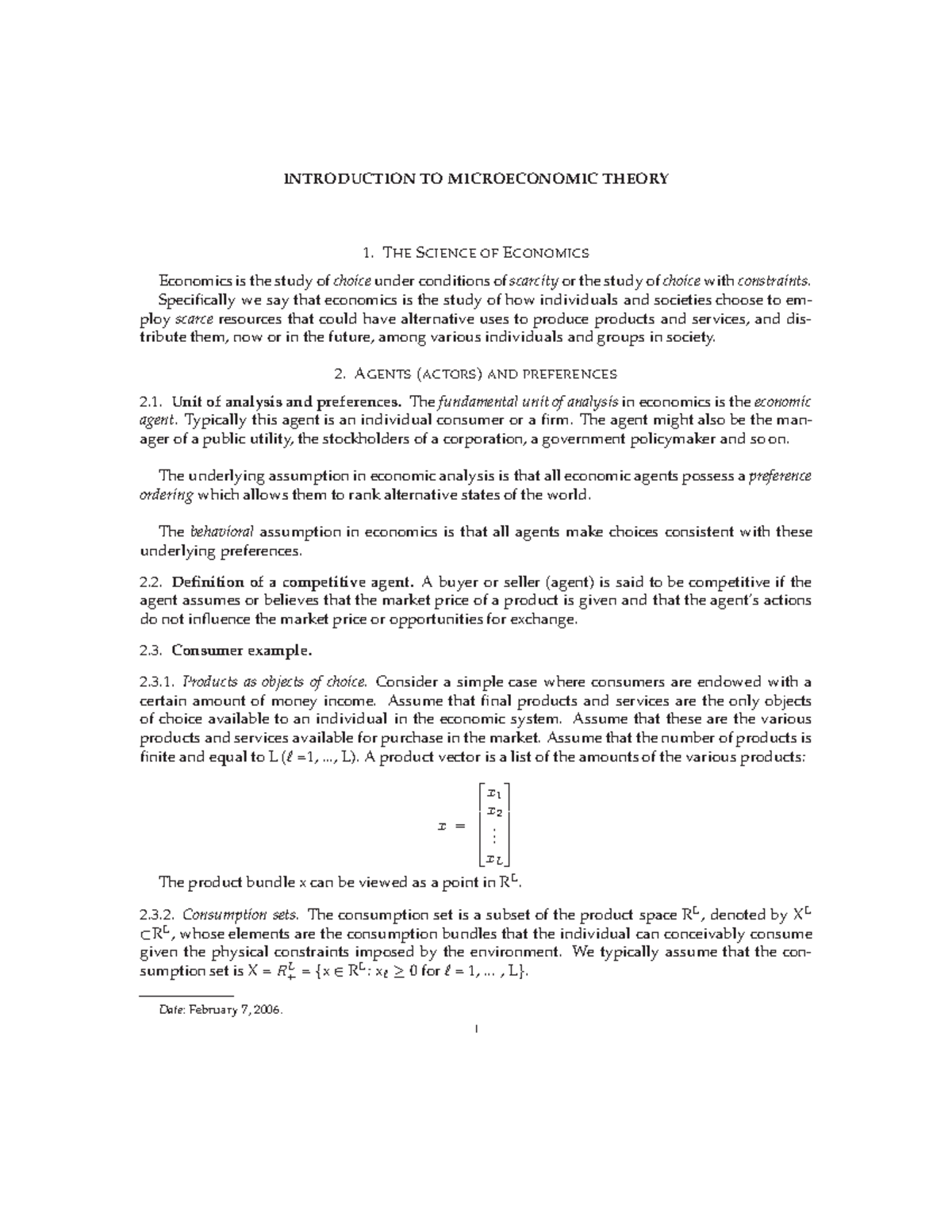 Intro-Micro - Introduction to micro economics - ECON 102 - UCW - Studocu