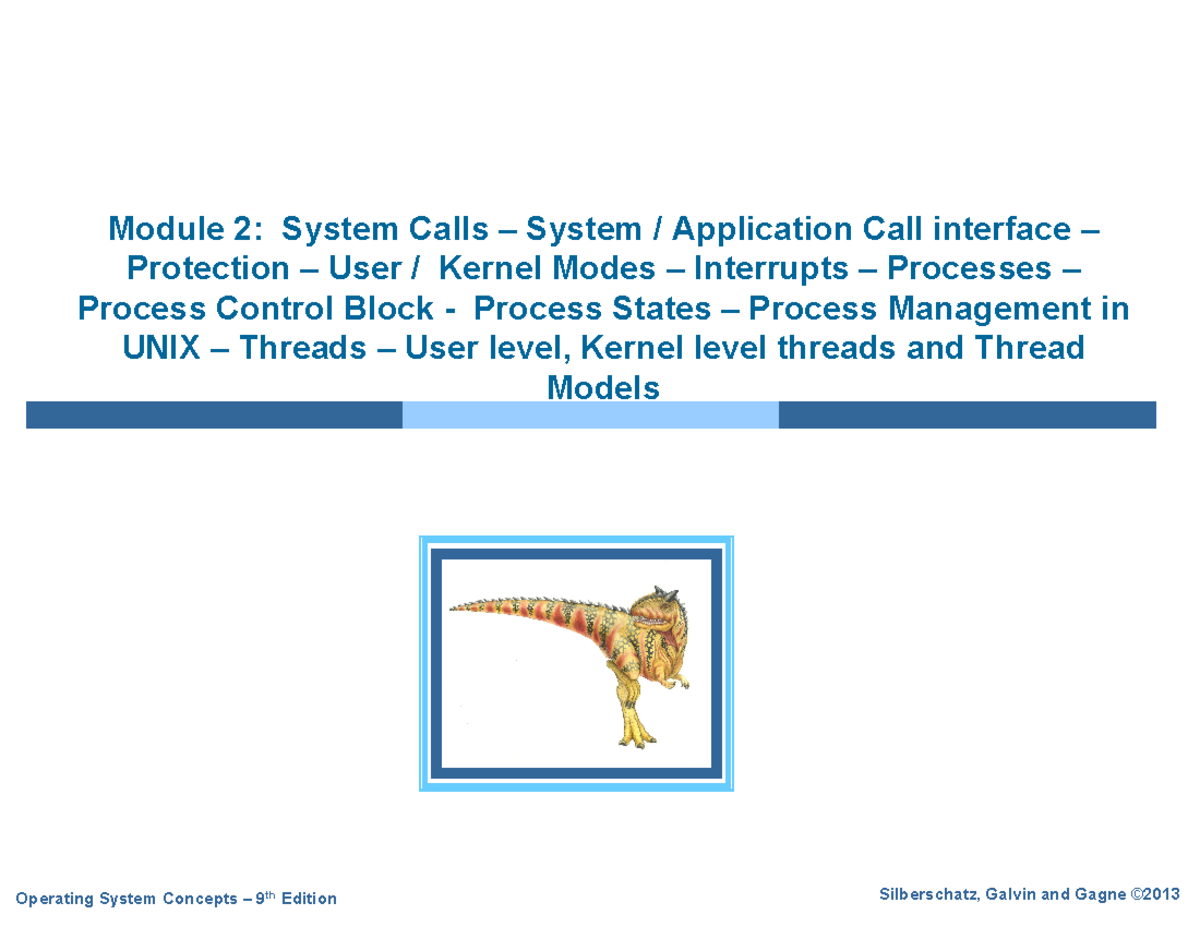 2-Module 2 System Calls, System Application Call Interface-22-07-2024 ...