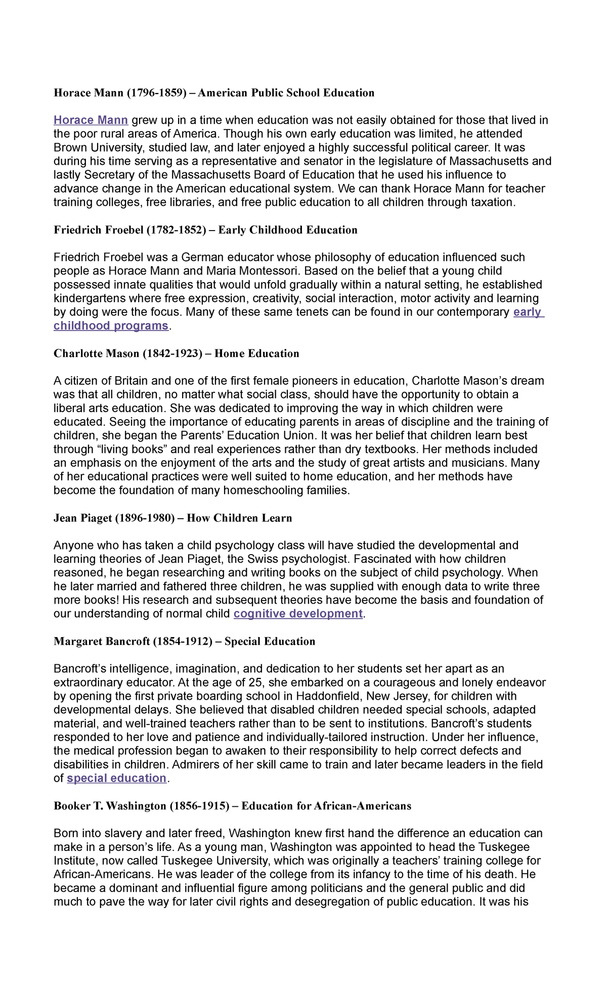 Education Personalities - Horace Mann (1796-1859) – American Public ...