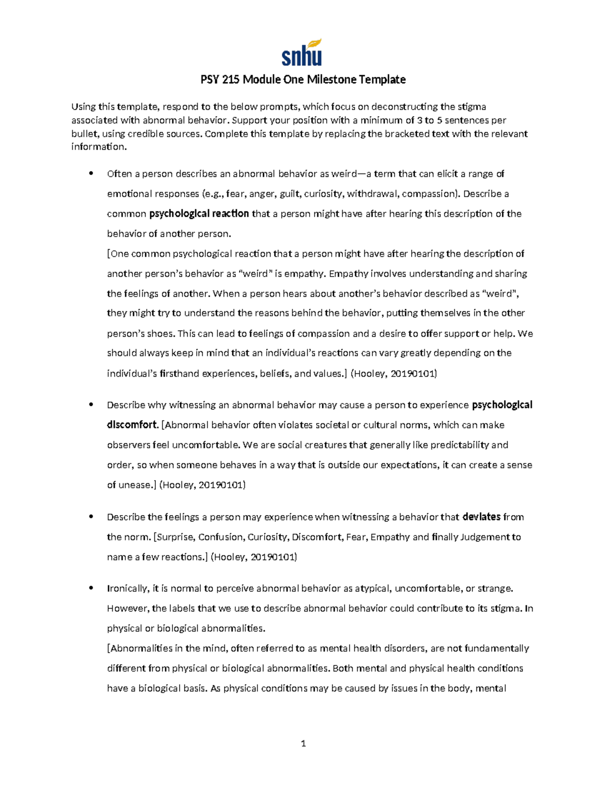 Psy 215 Module One Milestone Template Completed Psy 215 Module One Milestone Template Using