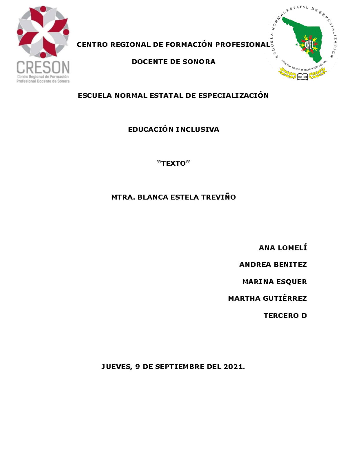 Actividad 3 Redaccion de un texto - CENTRO REGIONAL DE FORMACIÓN ...