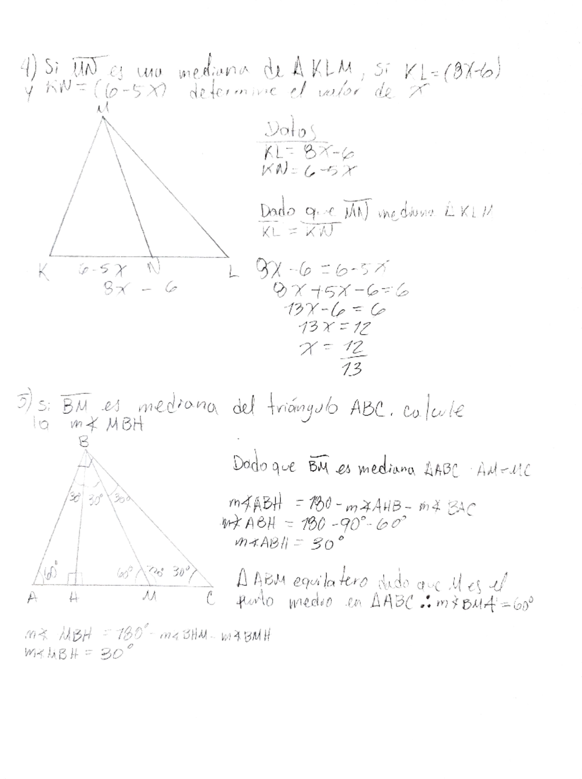 Guia I Parcial, III Periodo 2024 MM111 - 4) Si N wo A Dotos mNBH= KL ...