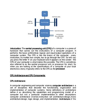 COA Notes For Revision - Title: Computer Organization and Architecture ...