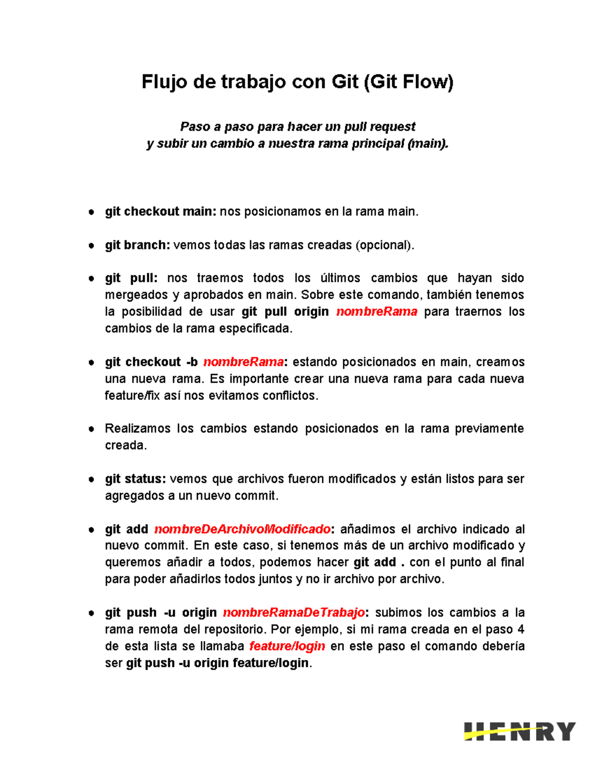 Flujo Github - Flujo de trabajo con Git (Git Flow) Paso a paso para ...