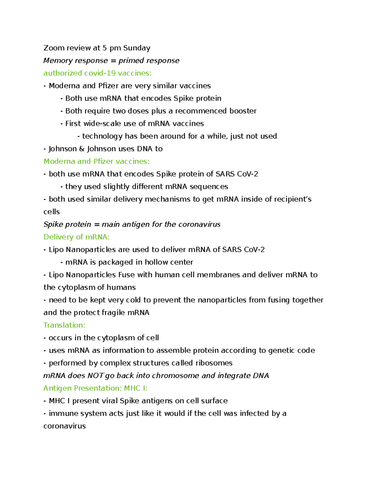 BSC 170 11-4-22 - Instructor: Wade Nichols - Zoom review at 5 pm Sunday ...