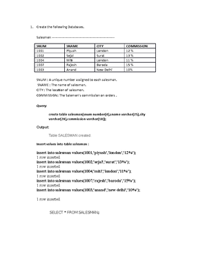Dbms-questions- Blooms - Blooms Course Q. No Questions Taxonomy Outcome Level Database ...