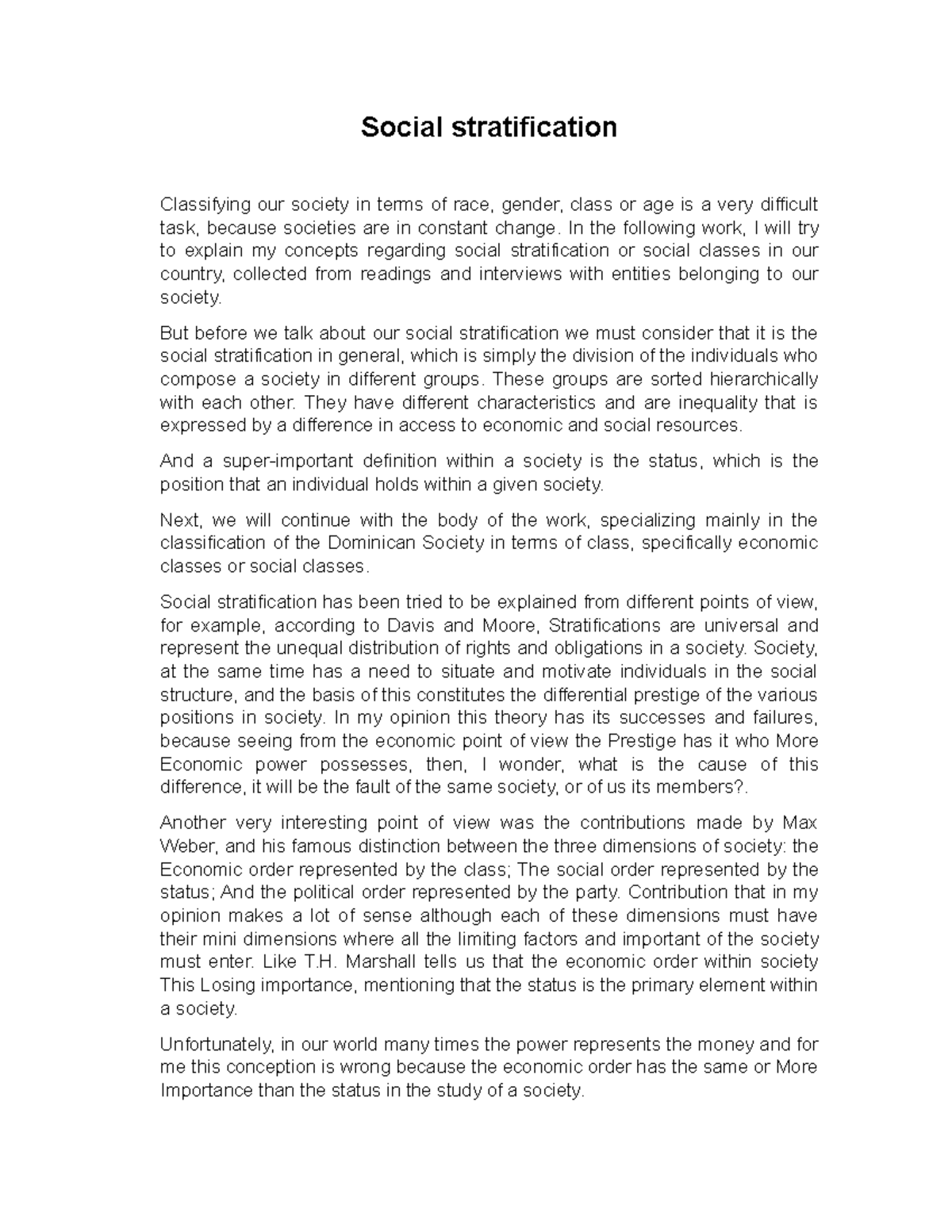 Social stratification - Social stratification Classifying our society ...