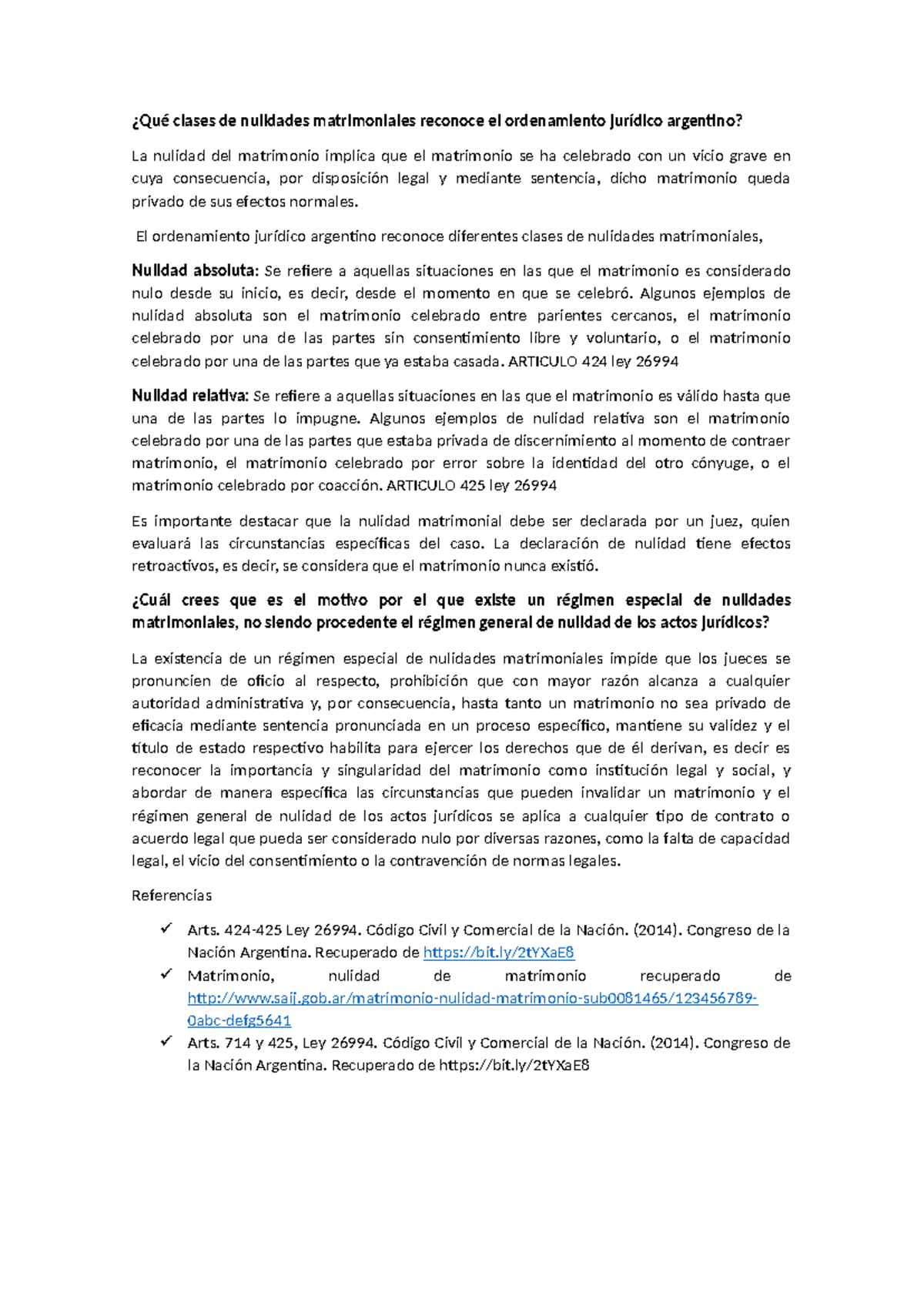 Foro 3Qué clases de nulidades matrimoniales reconoce el ordenamiento ...