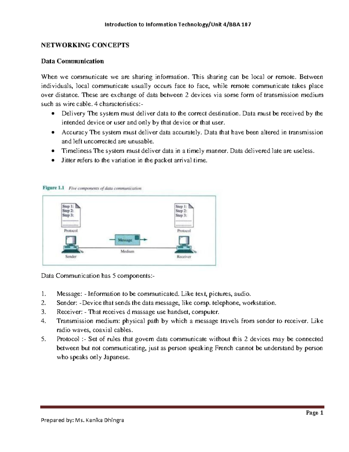 Unit 4 - Lecture notes 6 - Introduction to Information Technology/Unit ...