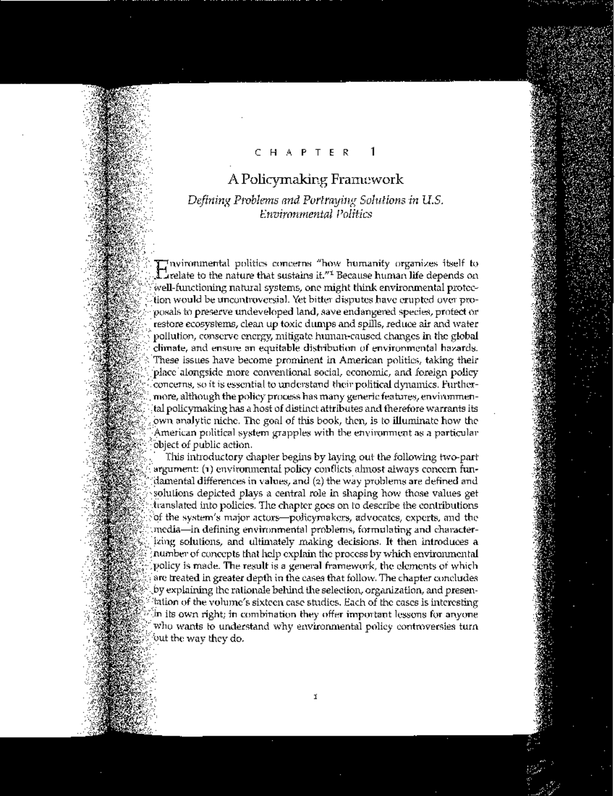 Layzer, Reading for Module B - 11:374:279 - Studocu