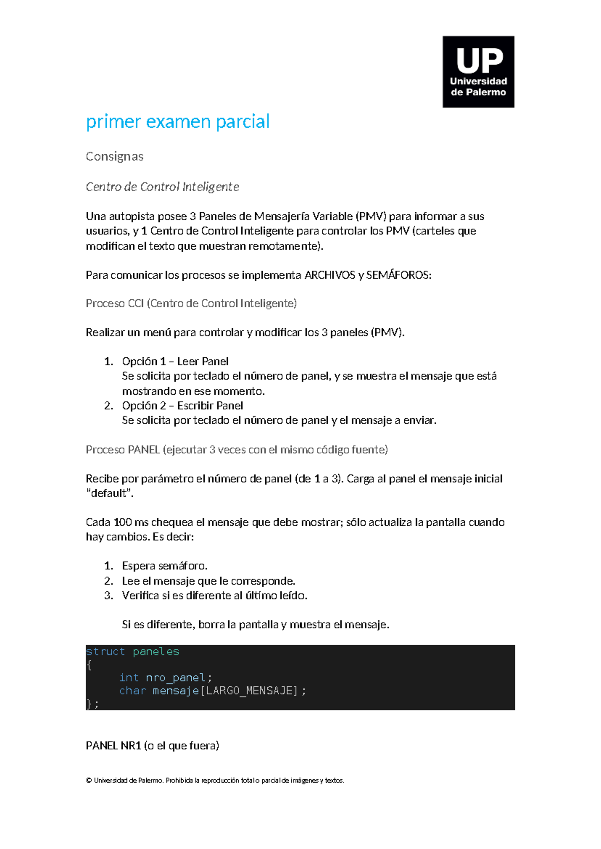 Primer examen parcial - Panel CCI Archivos - primer examen parcial ...