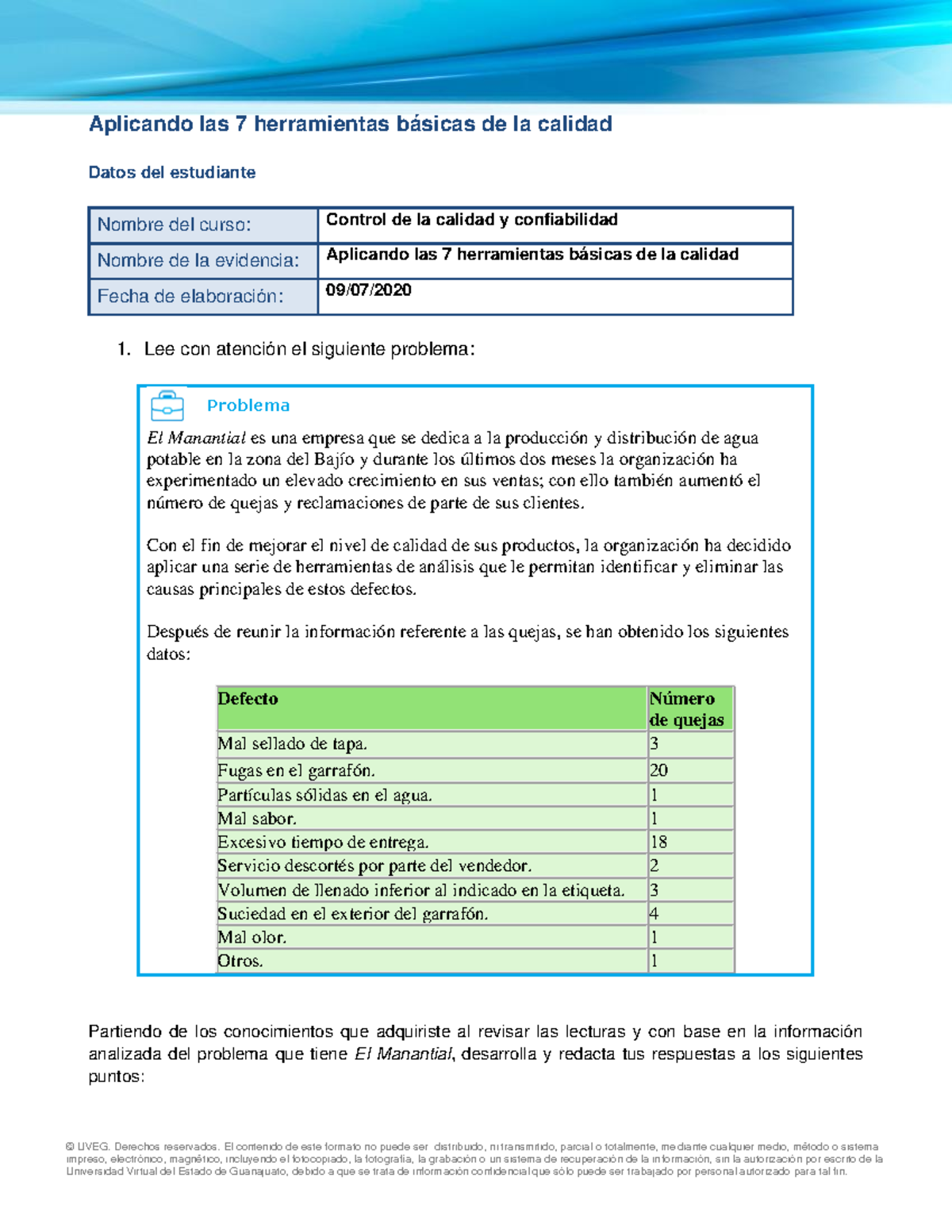 UVEG Herramientas calidad - Warning: TT: undefined function: 32 © UVEG. Derechos reservados. El ...