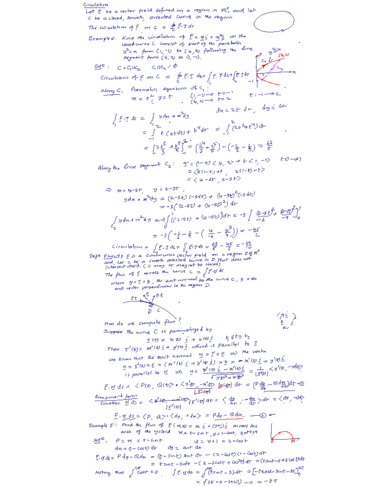 Lineintegrals 4 - methametics good for practice - MATH248 - Studocu