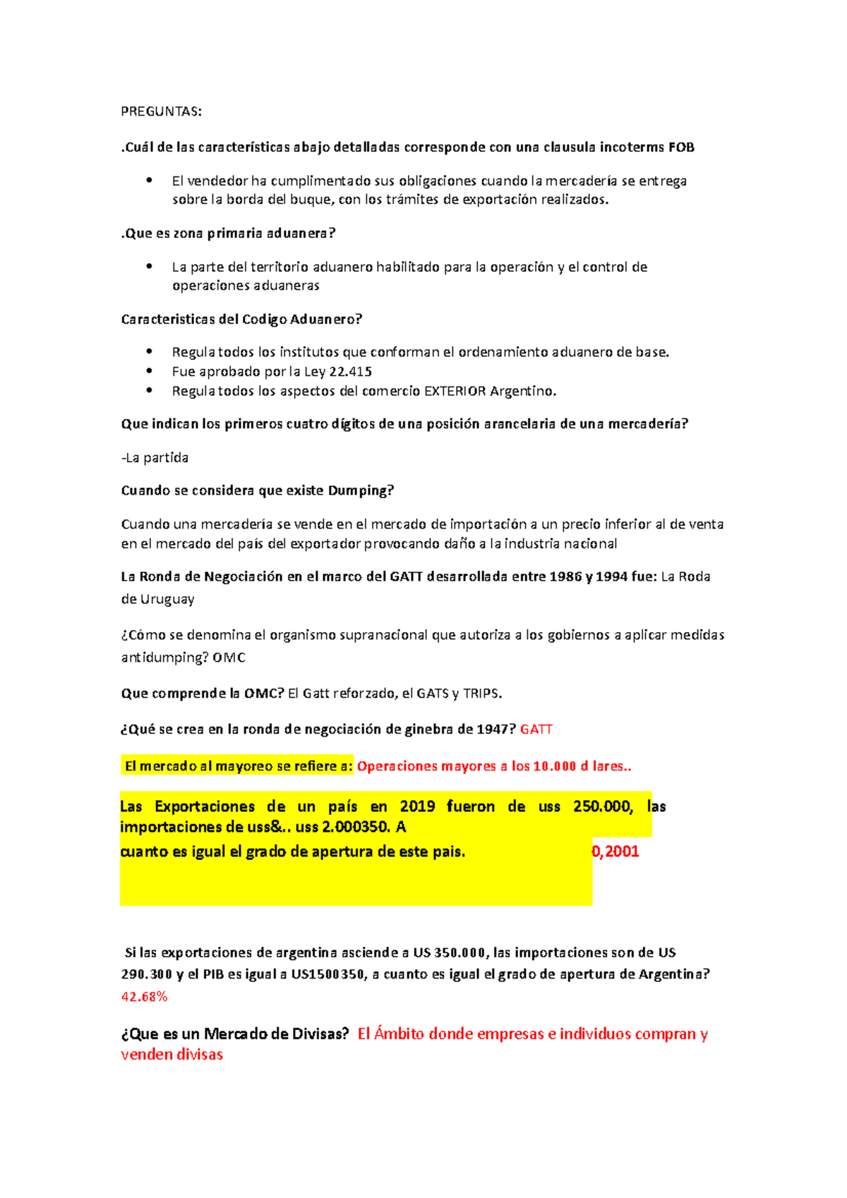 Resumen - sdasda - PREGUNTAS: .Cuál de las características abajo ...