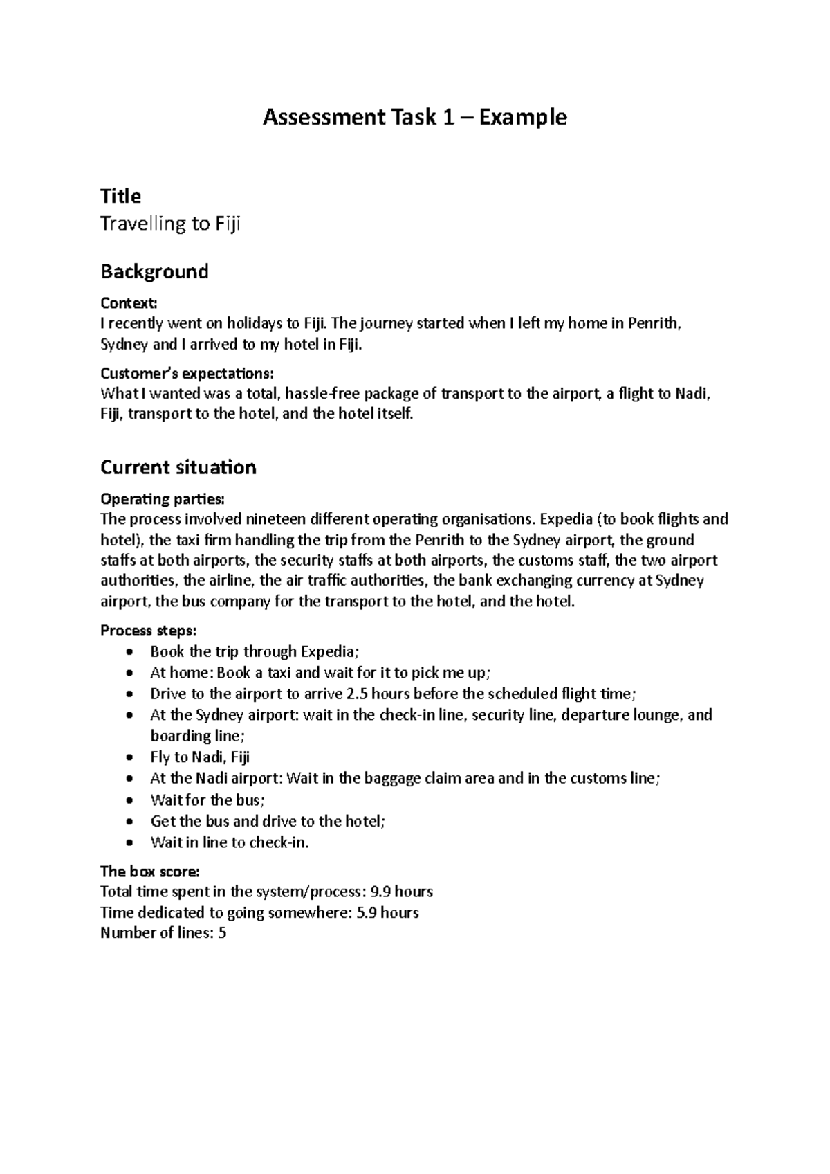 Assignment 1 - Example solution - Assessment Task 1 – Example Title ...