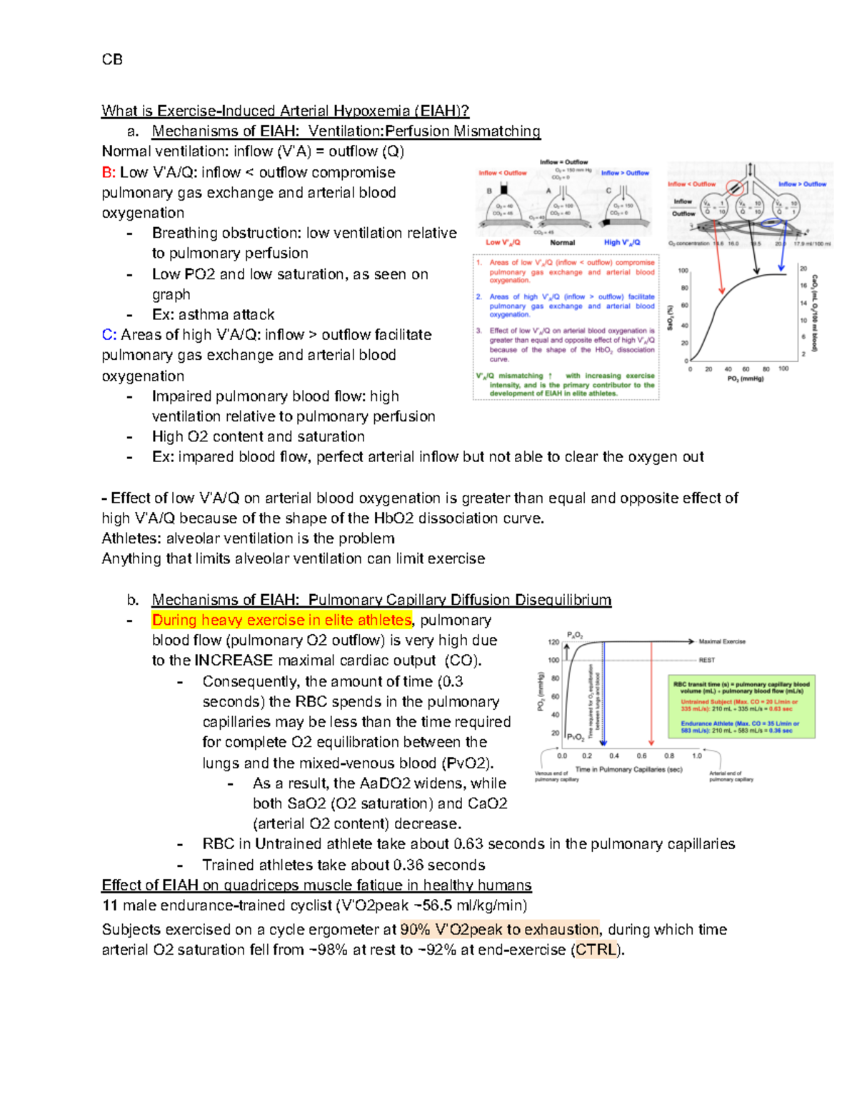L9 - Professor Usselman - What is Exercise-Induced Arterial Hypoxemia ...