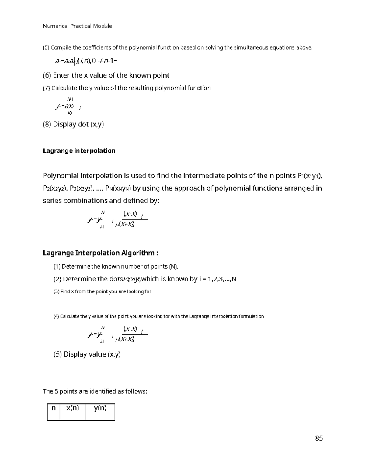 Numerical Practicum Module-22 Notes - MAT00030I - York - Studocu