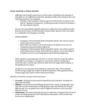 Intro to PR - notes on the first chapters of the seitel textbook ...