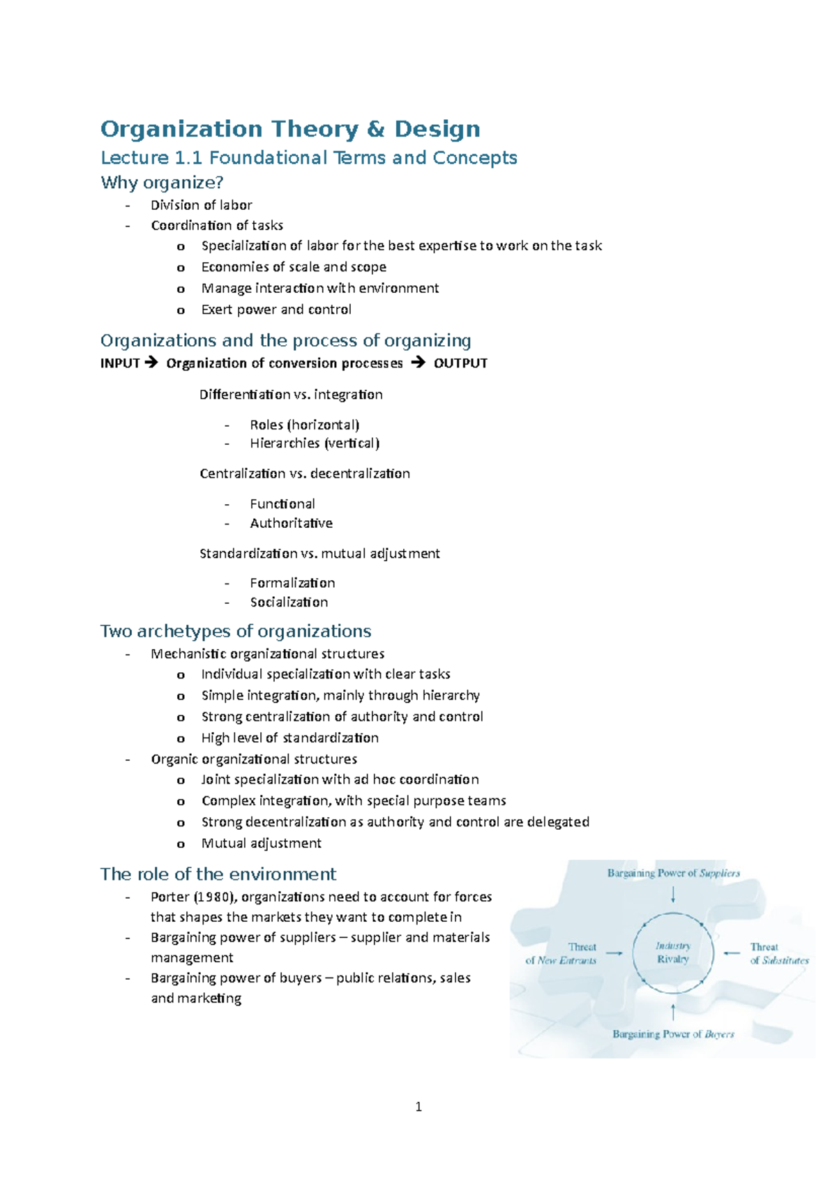 Organization Theory and Design colleges - Organization Theory & Design ...