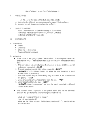 Formulating Prediction - Semi-Detailed Lesson Plan in English GRADE ...
