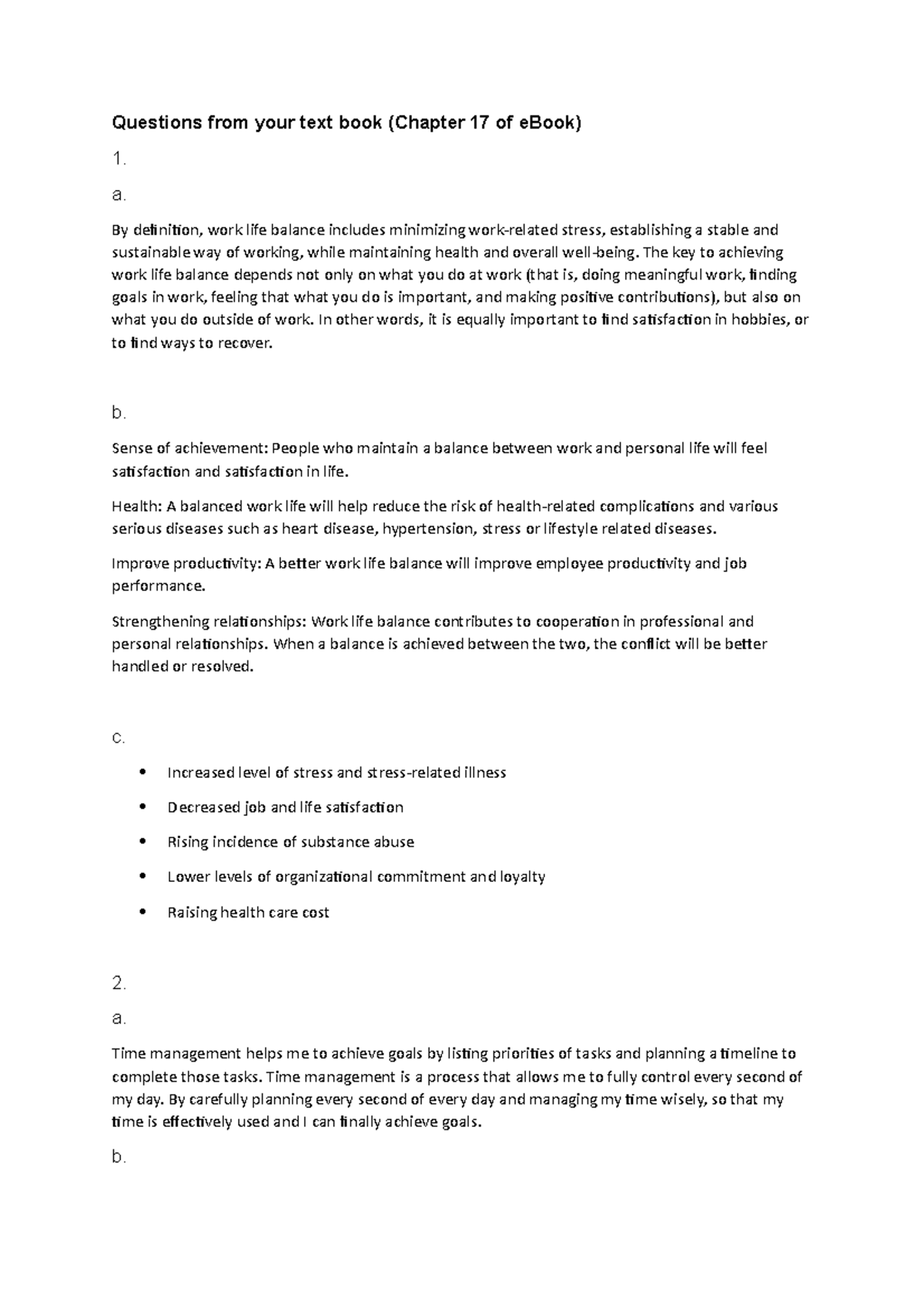 Week 12 - week 12 portfolio answer - Questions from your text book ...