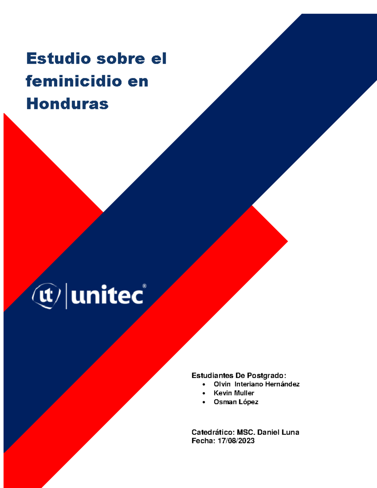 Actividad grupal grupo #5 kevin lazo - Estudio sobre el feminicidio en ...