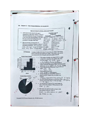 Week 13 Class notes - MTH 131 - Studocu