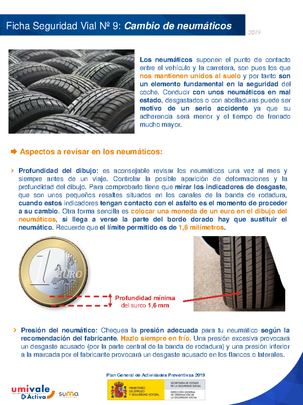 Cambio de neumatico de manera segura - 2019 Ficha Seguridad Vial Nº 9: Cambio de neumáticos Los ...