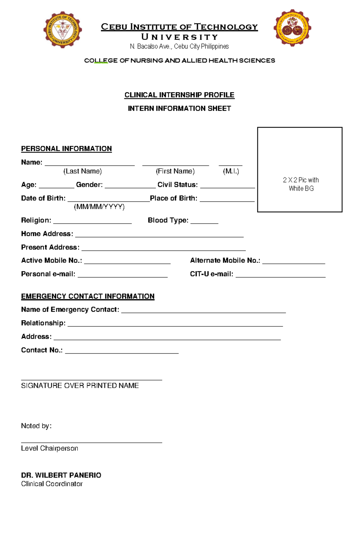 RLE%20Form%20-%20Intern%20Profile - Cebu Institute of Technology U n i ...