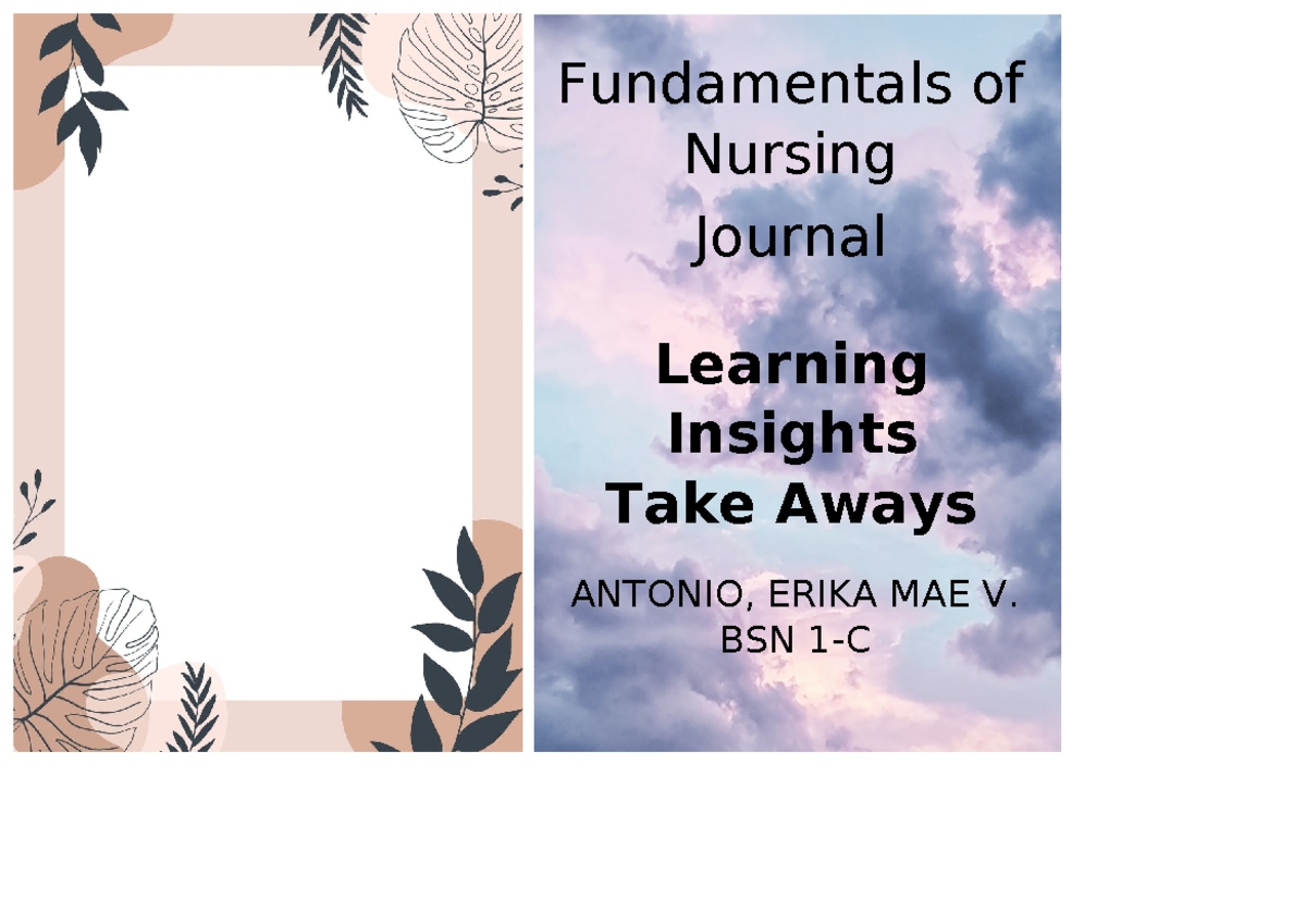 Aesthetic backgrounds - Bachelor of Science in Nursing 1 - Fundamentals ...