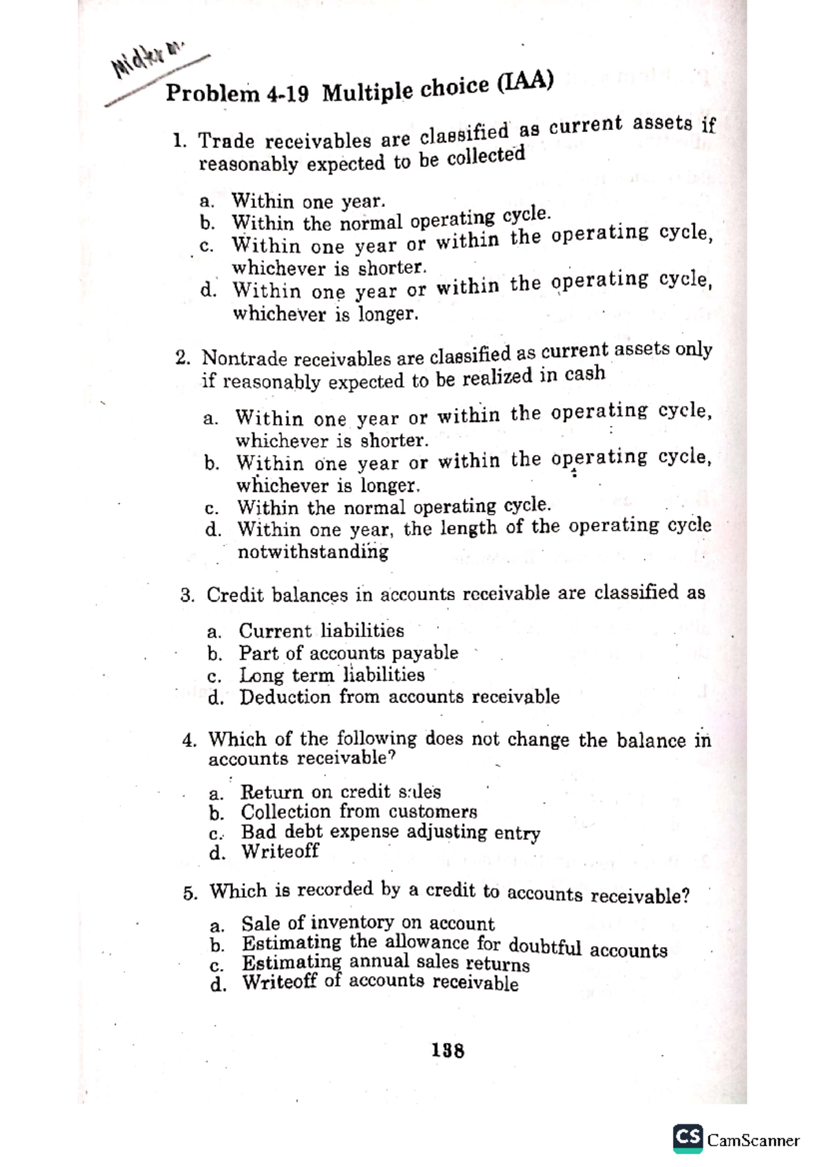 Problem 4 - Intermediate Accounting (Volume one) 2021 edition by: Valix ...