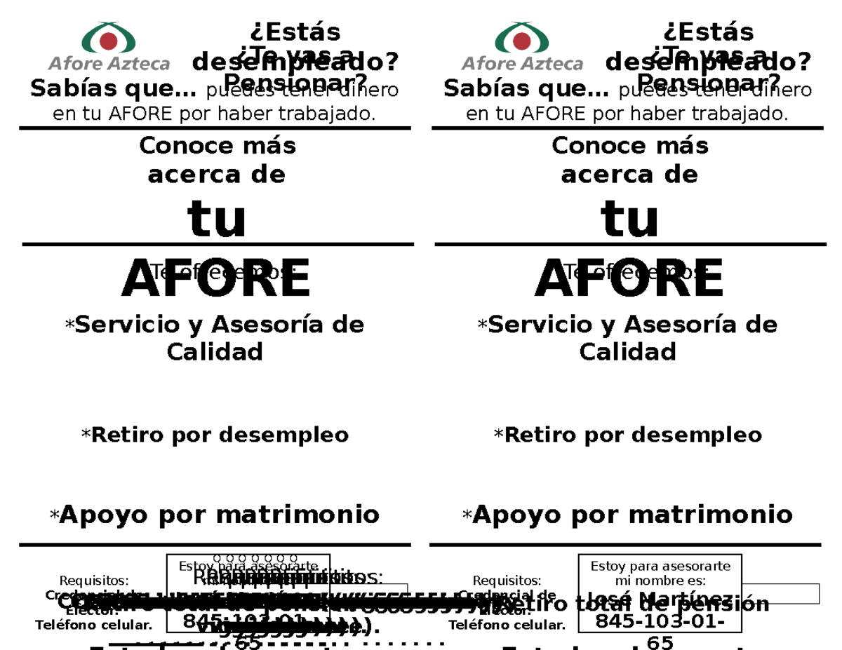 Folleto Afore - wewew - Conoce más acerca de tu AFORE Te ofrecemos ...