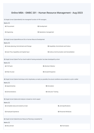 OMBC 202 MM - want to solve this mandatory assignment - 1 Choose the ...