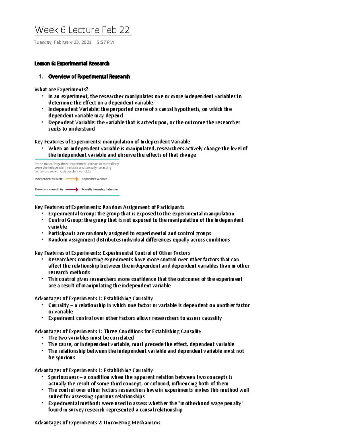 2206 Lecture Week 6 Notes 2020/2021 School Year - Week 6 Lecture Feb 22 ...