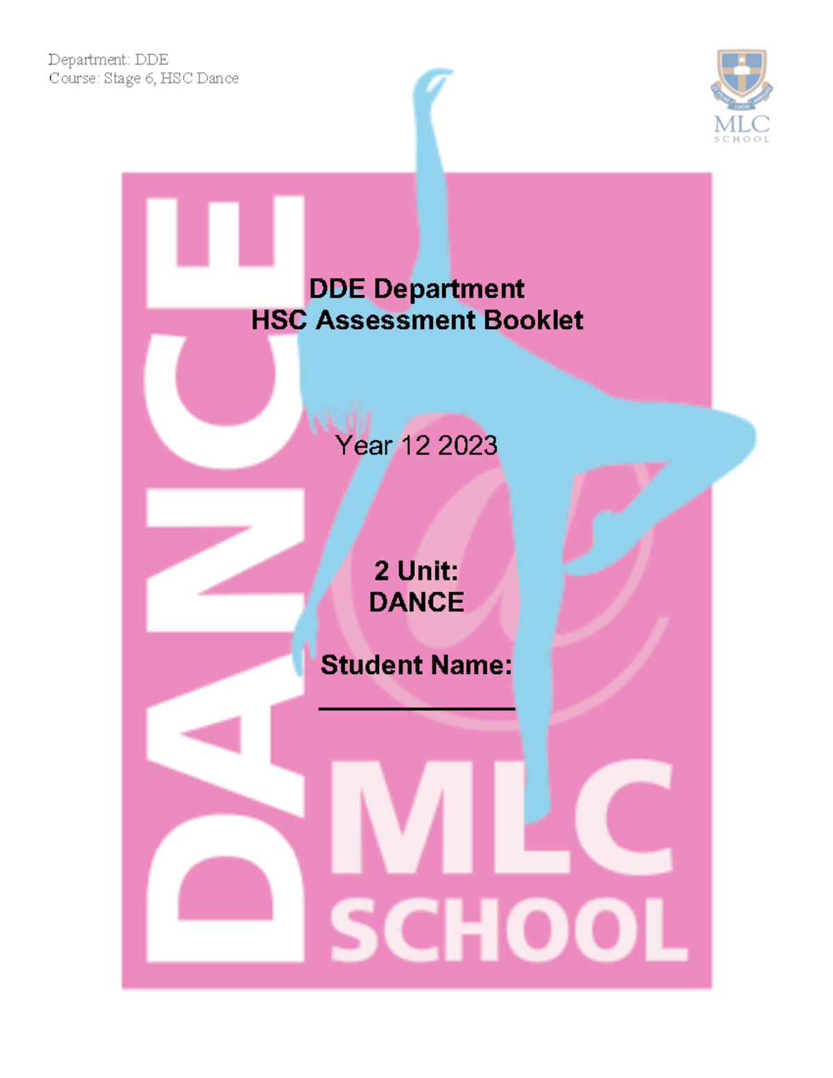 AB AN HSCDance 2023 - Dance - Course: Stage 6, HSC Dance DDE Department ...