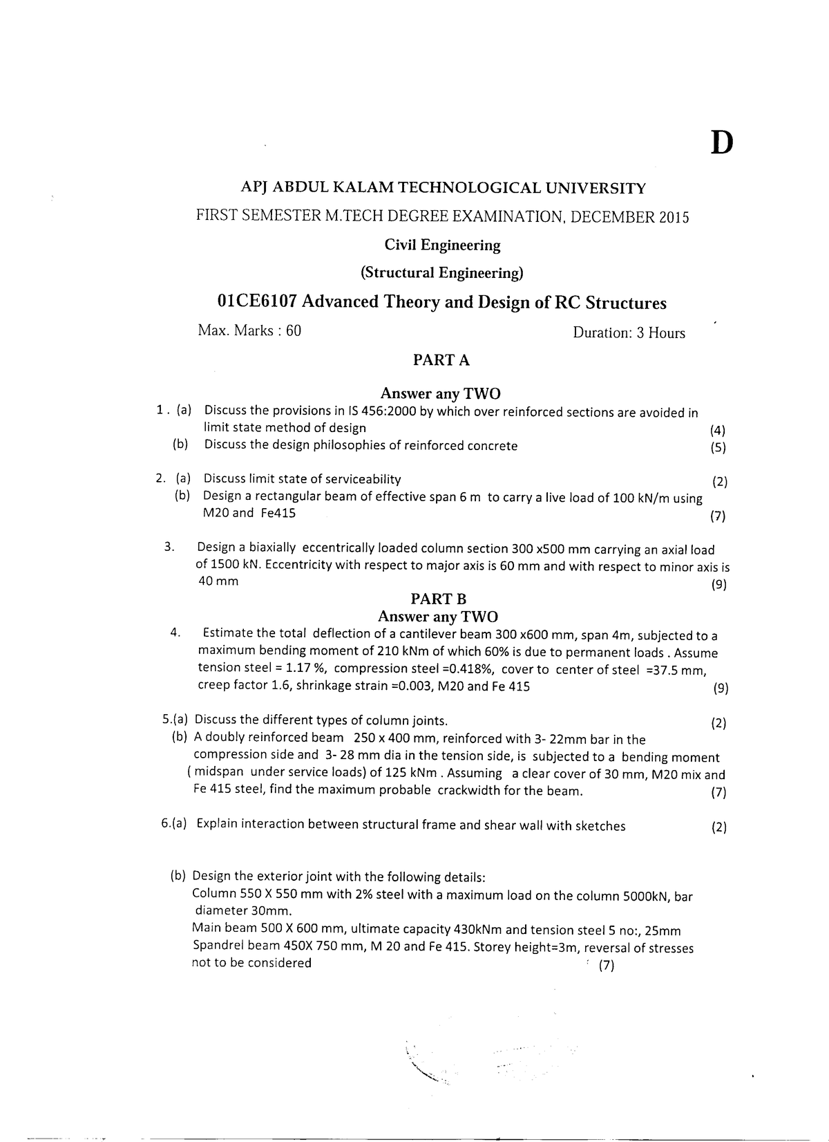 01ce6107 s1 advanced theory and design of rc structures dec 2015 ...
