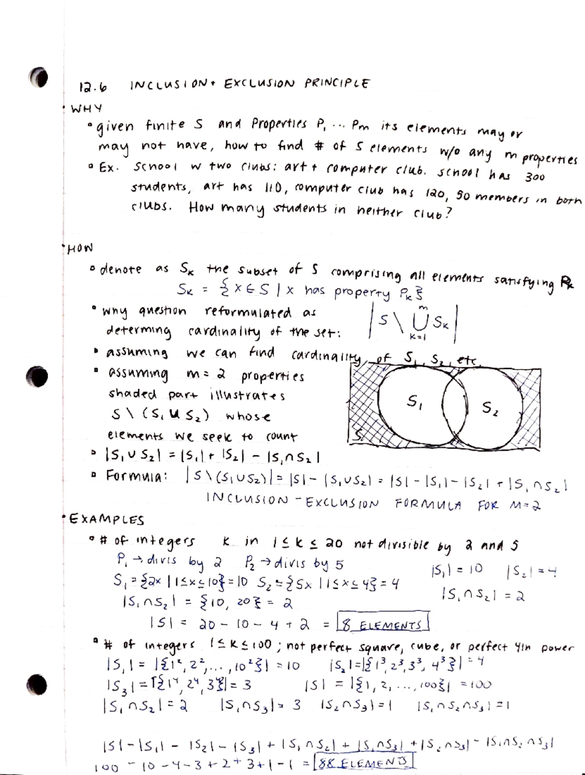 General Exclusion Principles - INCLUSI ON EXcLUS1ON PRINCIPE WHY iven ...