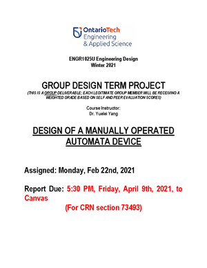 Mini Design Project 4 Submission Template and Checklist - Your Name ...