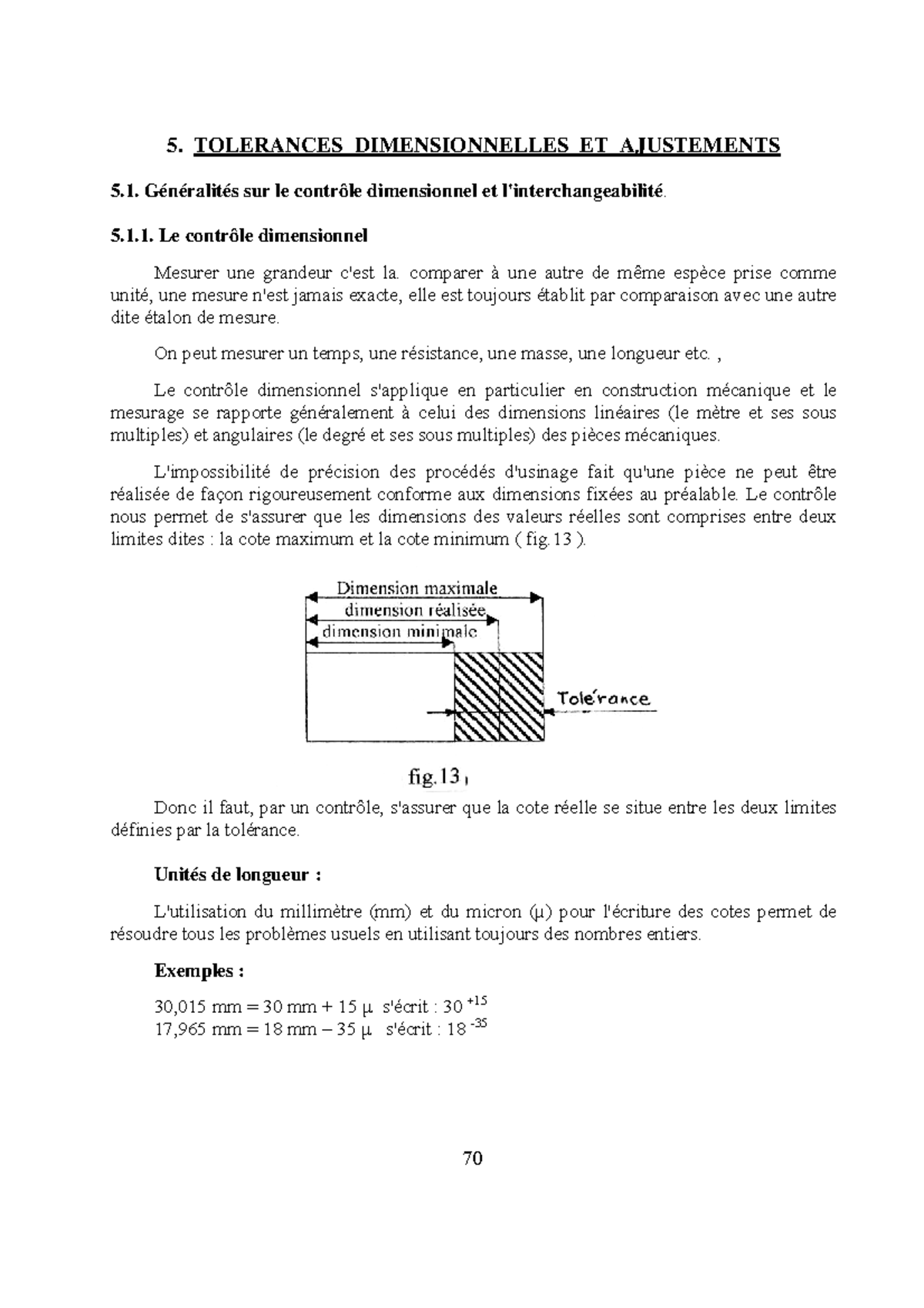 5 Tolerances et ajustements 27 pages - 5. TOLERANCES DIMENSIONNELLES ET ...