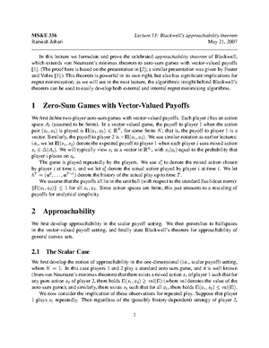 Lecture slides - Static games of incomplete information - 246: Lecture ...